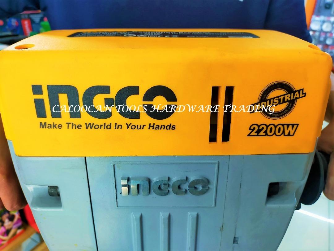 INGCO 2200W Demolition Breaker/Jack Hammer with Anti-Vibration System ...