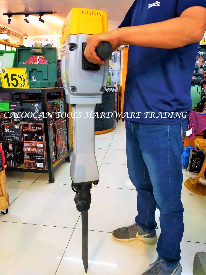 INGCO 2200W Demolition Breaker/Jack Hammer with Anti-Vibration System ...