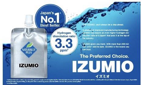 IZUMIO Hydrogenated Water, Health & Nutrition, Health Supplements ...