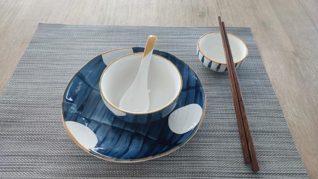 Japanese style Dinner set, Furniture & Home Living, Kitchenware ... Japanese style Dinner set, Furniture & Home Living, Kitchenware ...