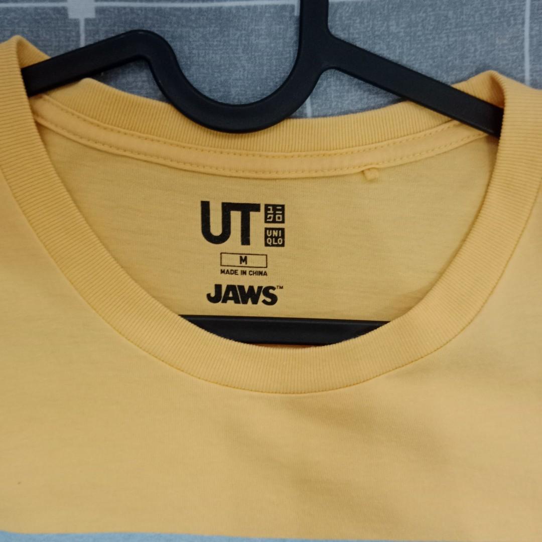 JAWS Uniqlo Shirt, Men's Fashion, Tops & Sets, Tshirts & Polo Shirts on ...