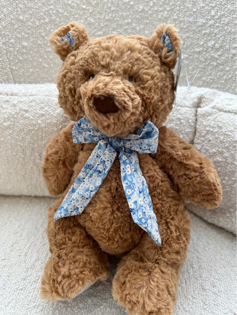 Jellycat Bartholomew Bear - Mitsi Valeria Blue, Hobbies & Toys, Toys ...