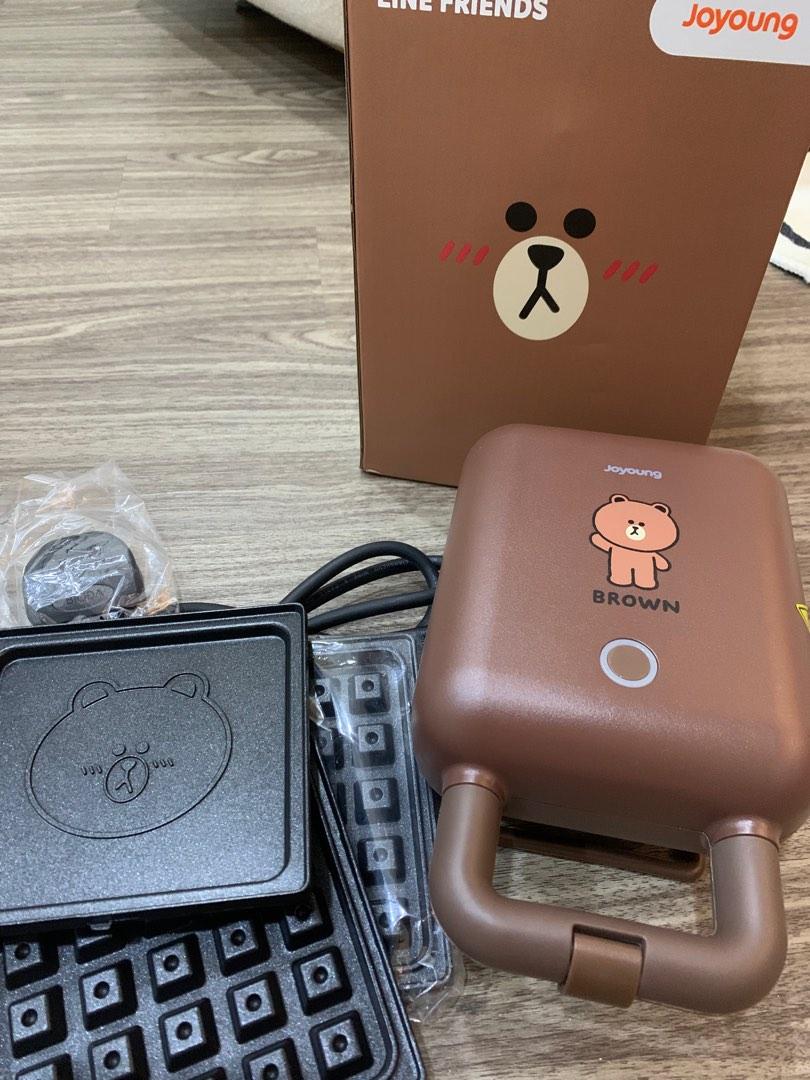 Joyoung x Line Friends 2 in 1 Sandwich and Waffle Machine Toaster, TV ...