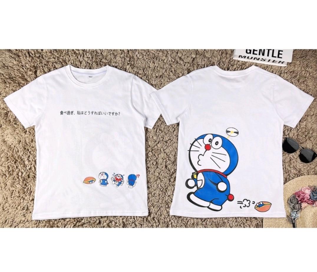 baju doraemon putih