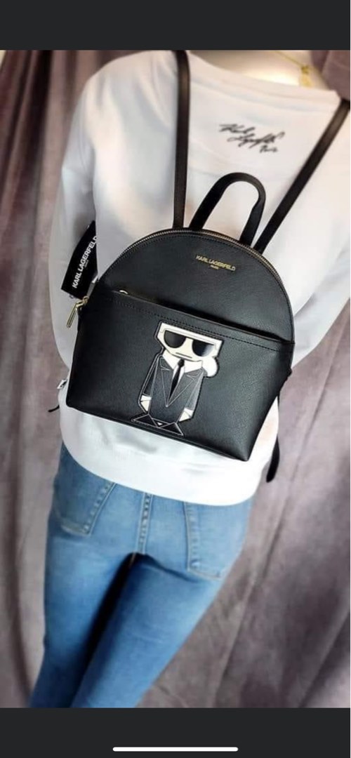 Karl Lagerfeld Backpack, Women's Fashion, Bags & Wallets, Backpacks on ...