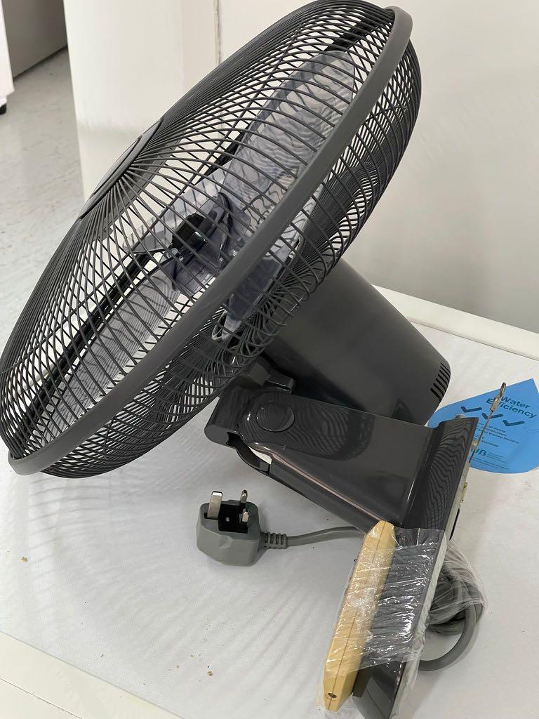 KDK M40MS (BLACK) 16IN WALL FAN W/RC, Furniture & Home Living, Lighting ...