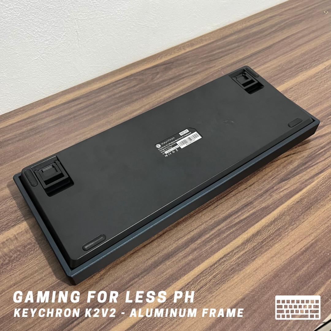 KEYCHRON K2V2 w/ Aluminum Frame Wireless Mechanical Compact Gaming RGB ...