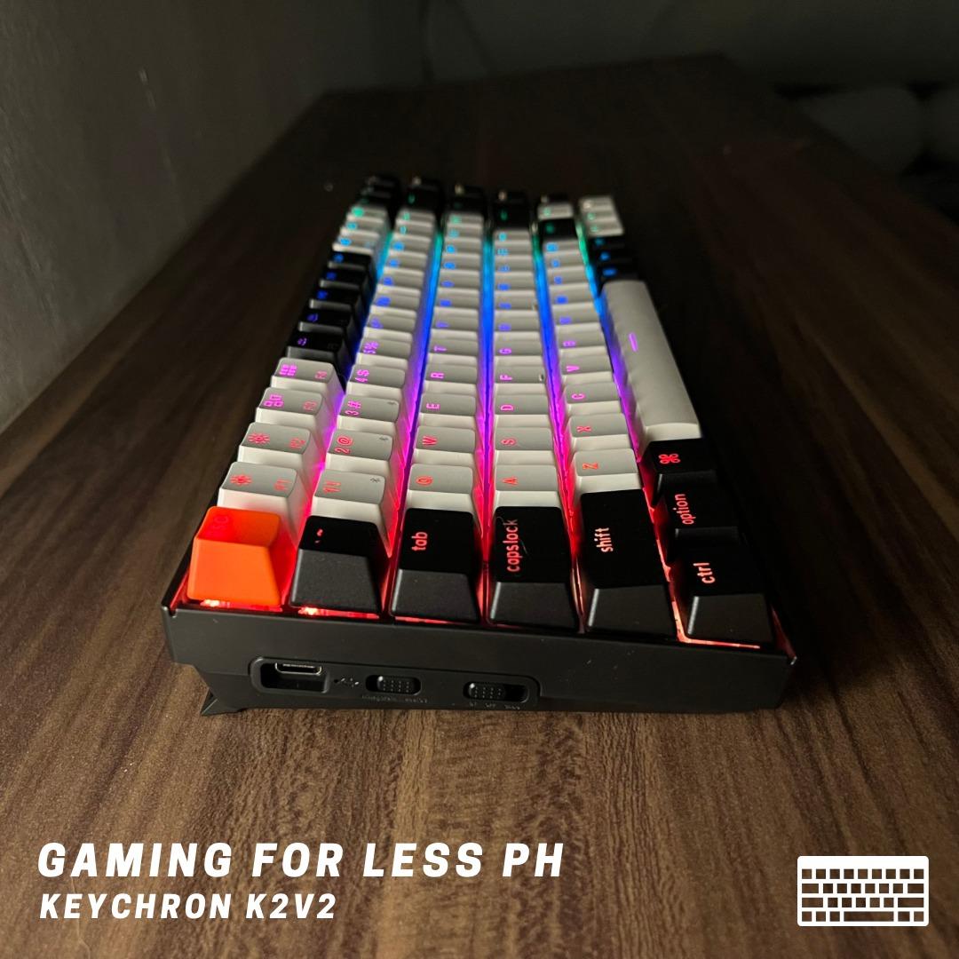 KEYCHRON K2V2 Wireless Mechanical Compact Gaming RGB Keyboard ...