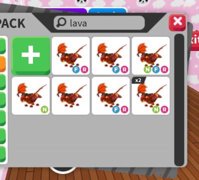 Lava Dragon Adopt Me Pet, Video Gaming, Gaming Accessories, In-Game ...