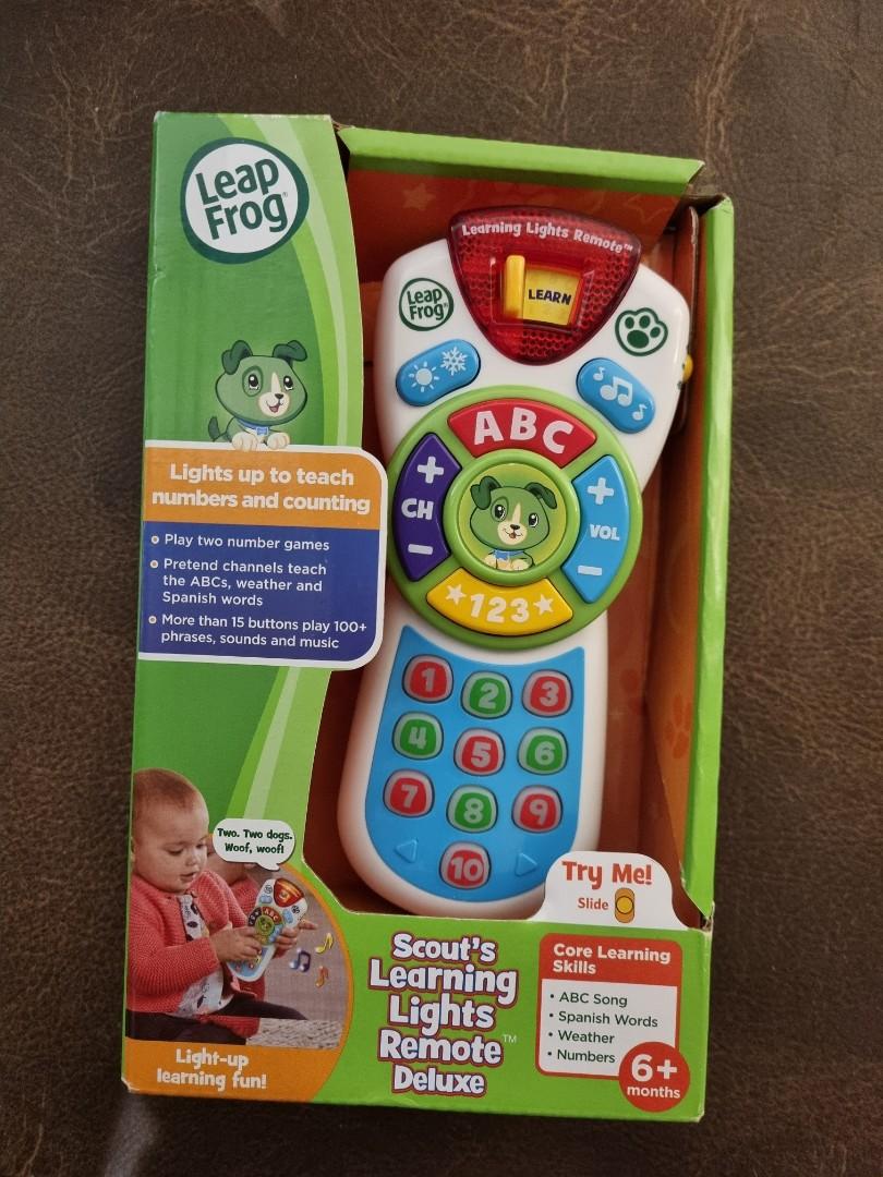 Leapfrog Scout's learning light remote deluxe, Babies & Kids, Infant ...