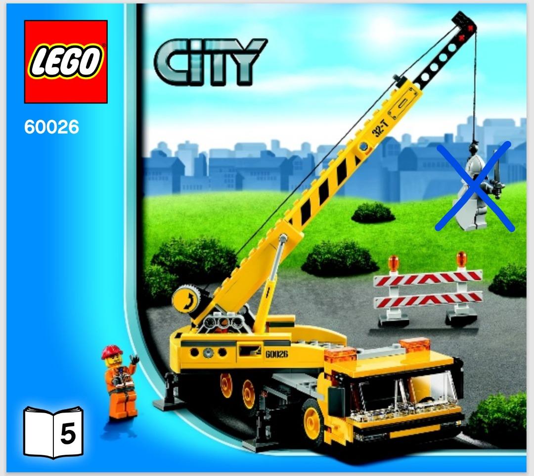 Lego City Mobile Crane (60026), Hobbies & Toys, Toys & Games on Carousell