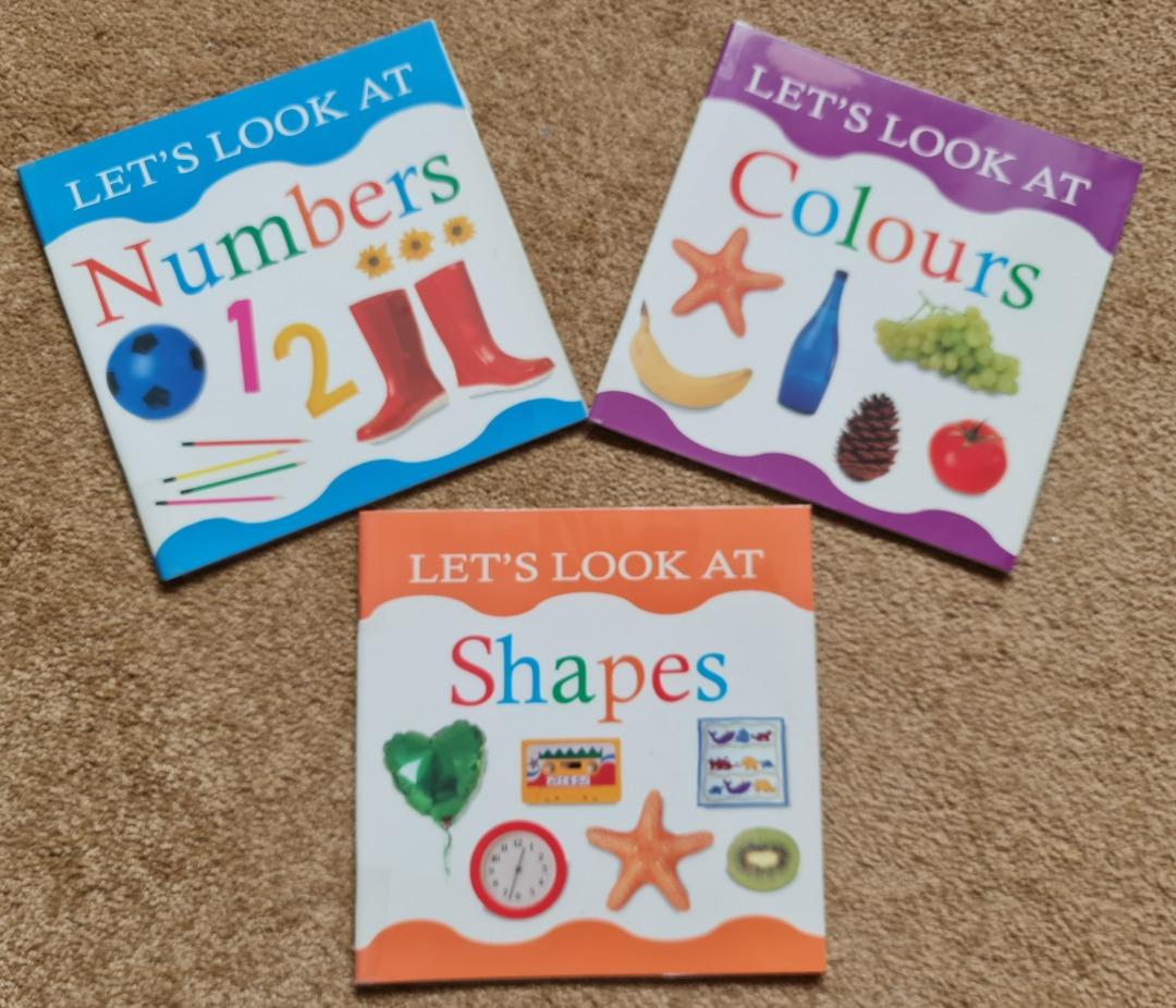 Let's Look At Colours, Shapes, Numbers (3 books), Hobbies & Toys, Books ...