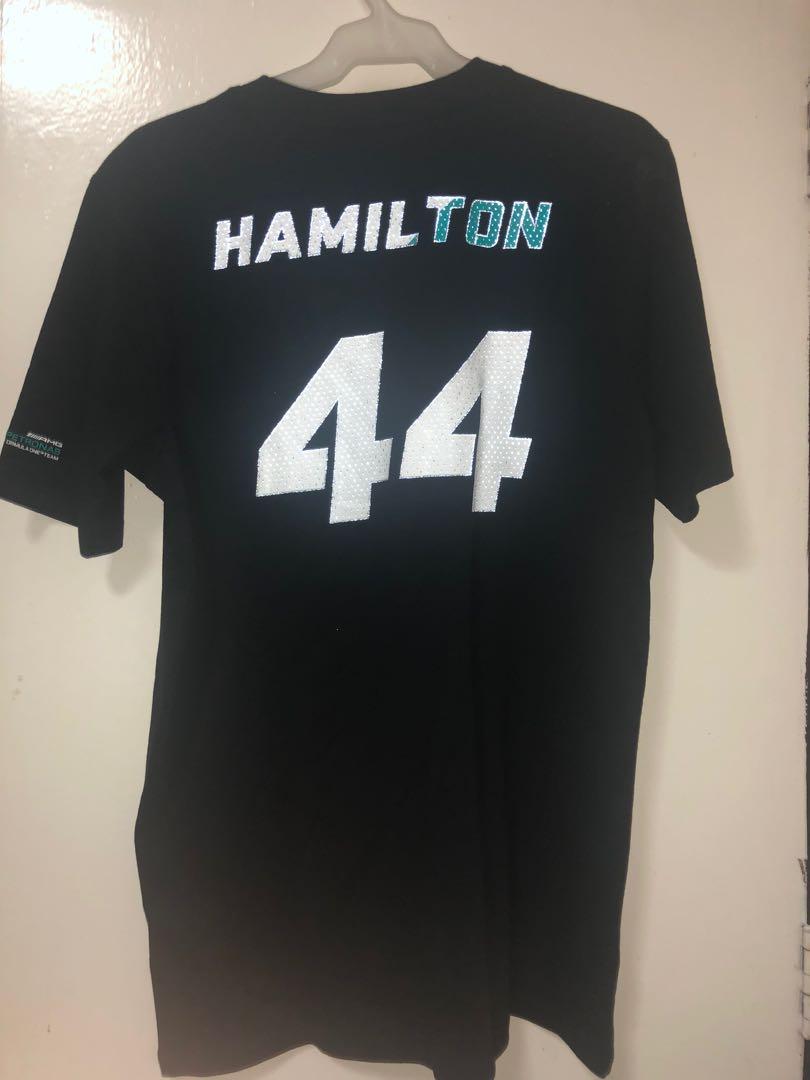 Lewis Hamilton Mercedes F1 Team Shirt, Men's Fashion, Tops & Sets ...