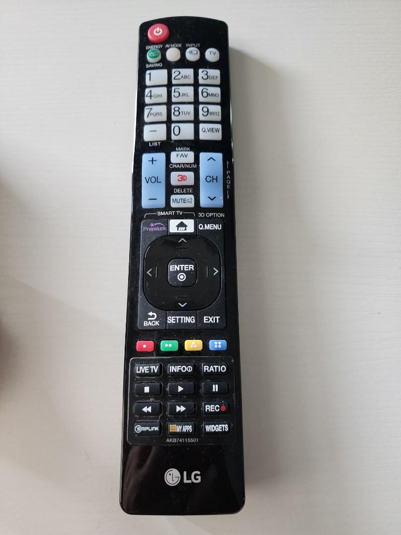 LG Remote Controller (AKB74115501), TV & Home Appliances, TV ...