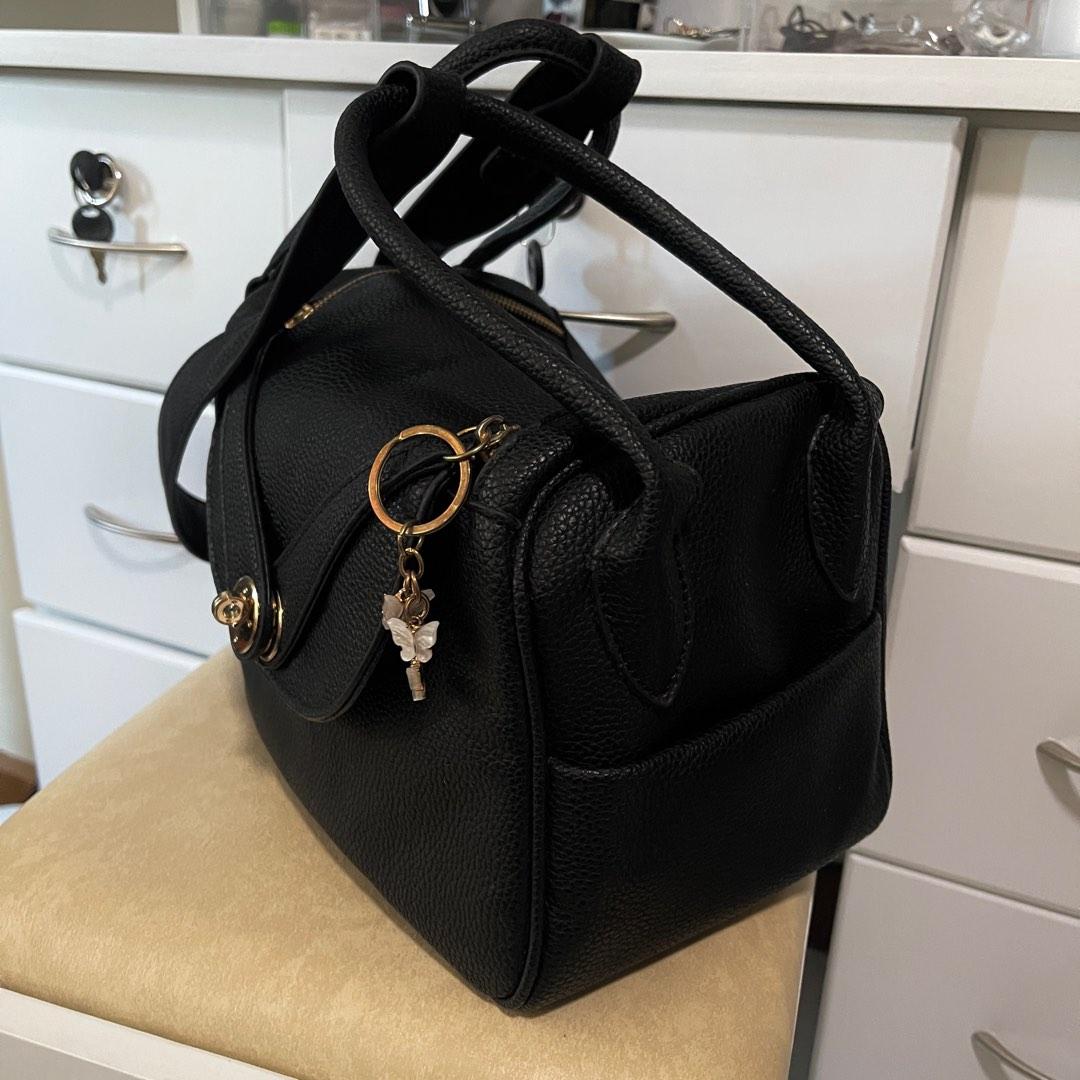 LINDSAY LIKE LEATHER 2-WAY BAG, Women's Fashion, Bags & Wallets, Cross ...