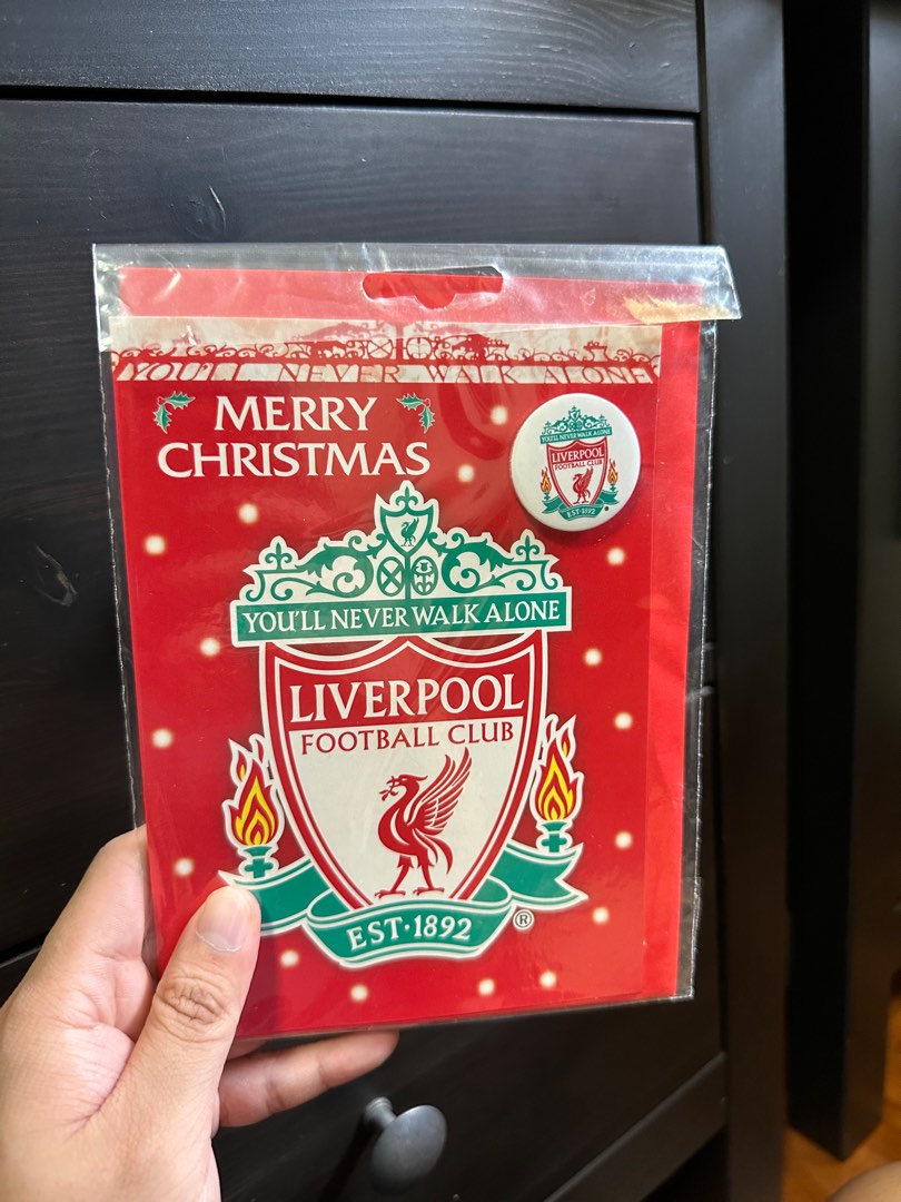 Liverpool pin badge & card, Hobbies & Toys, Memorabilia & Collectibles ...
