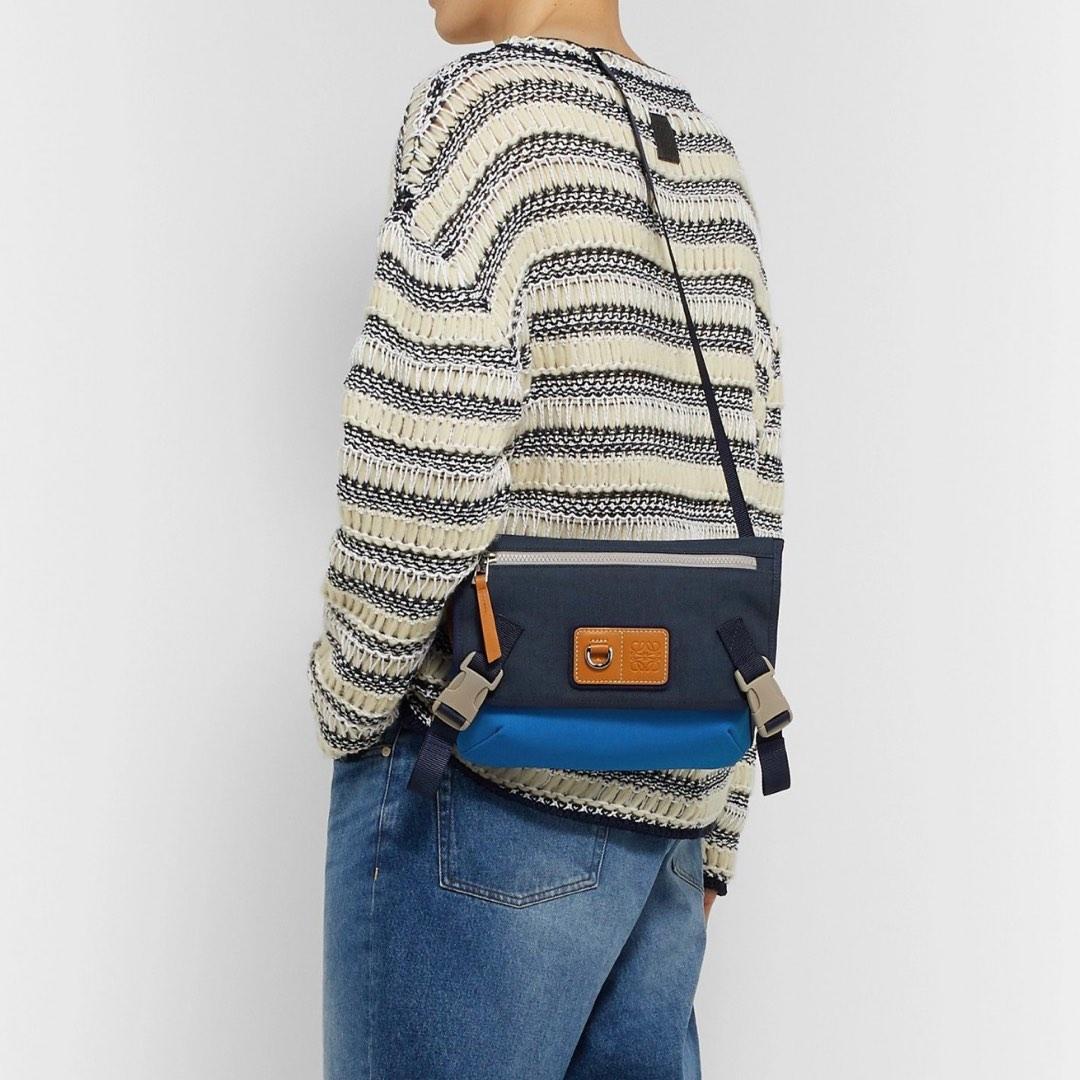 Loewe Eye/Loewe/Nature sling-bag in canvas, Men's Fashion, Bags, Sling ...
