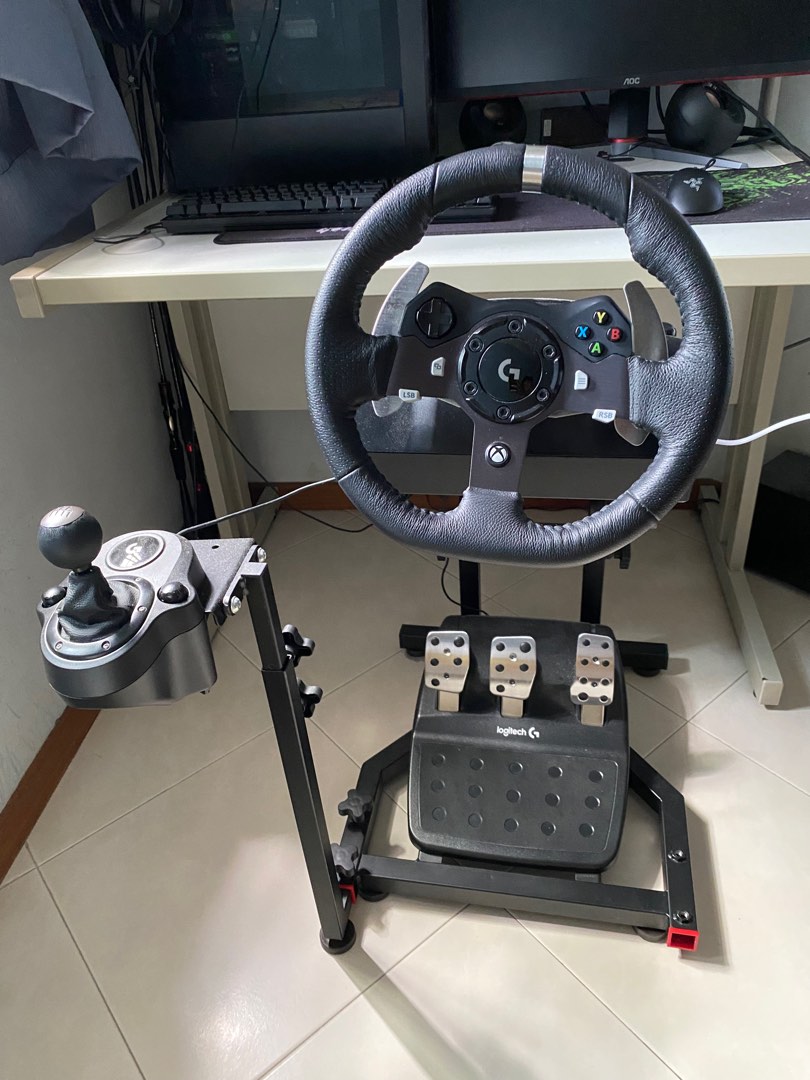 Logitech G920 with shifter and stand for Xbox and PC, Video Gaming ...