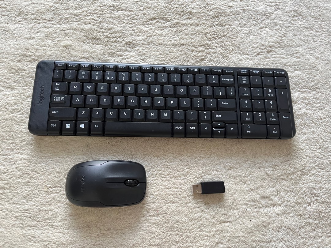 Logitech wireless keyboard and mouse, Computers & Tech, Parts ...