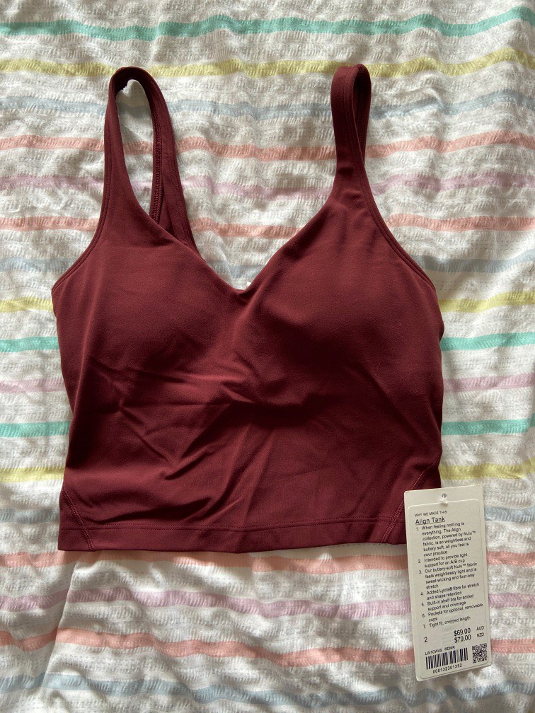 Lululemon Align Tank, Women's Fashion, Activewear on Carousell