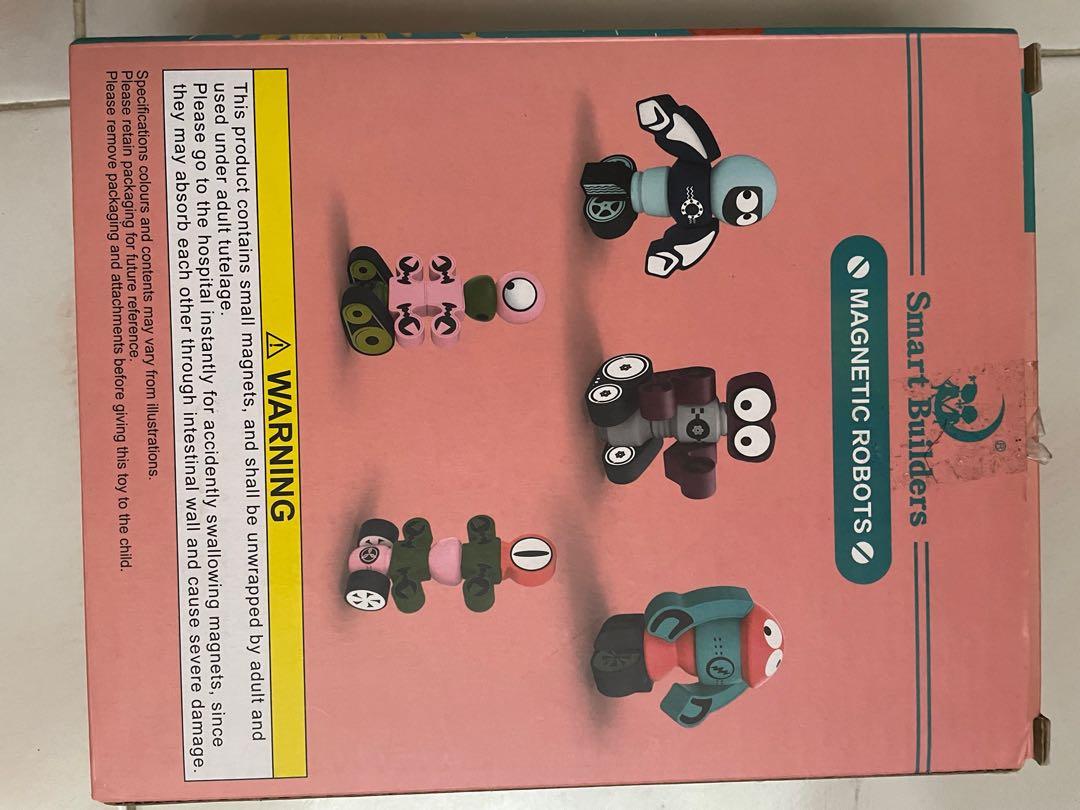 Magnetic robot blocks, Hobbies & Toys, Toys & Games on Carousell