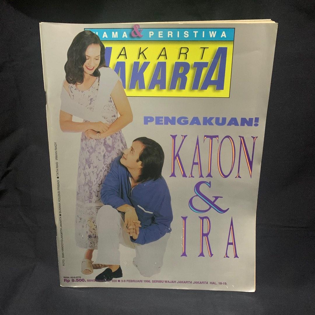 Majalah Jadul Langka Jakarta Jakarta no.500 Feb 1995 Katon dan Ira, Buku & Alat Tulis, Majalah ...