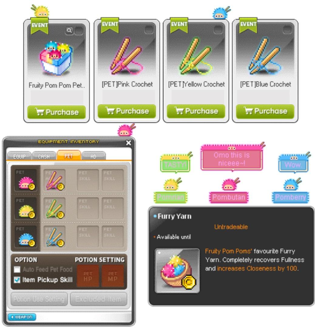 MapleSEA Perm Pet Set Aquila, Video Gaming, Gaming Accessories, In-Game ...