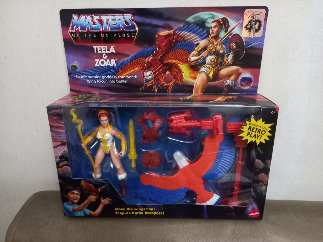Masters of the Universe MOTU Origins Teela with Zoar, Hobbies & Toys ...