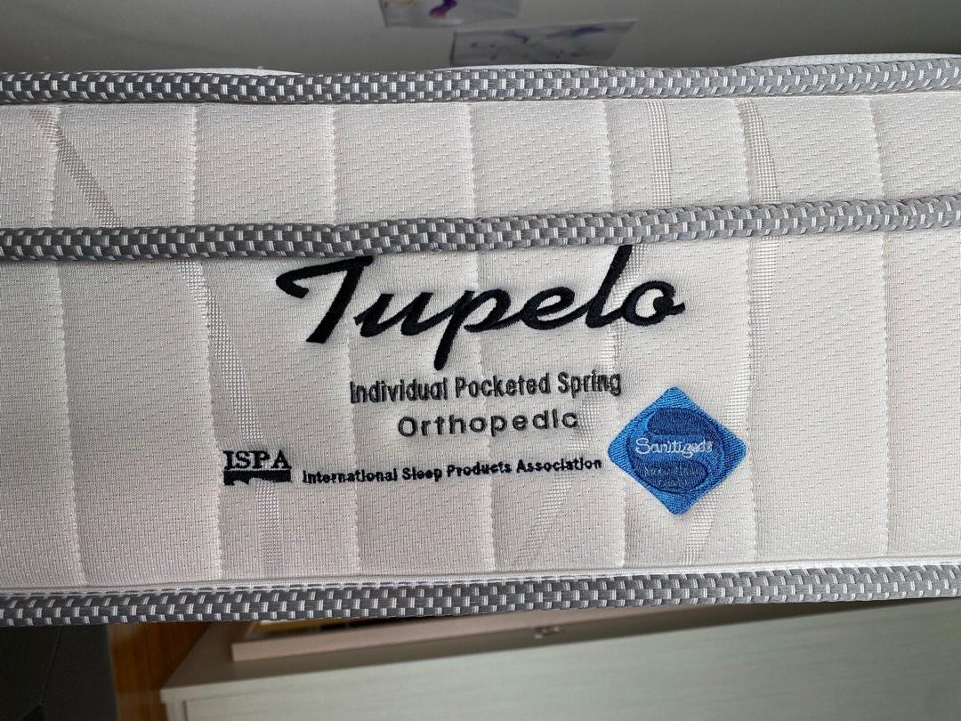 Max Coil Queen size mattress plus original bed frame with storage ...