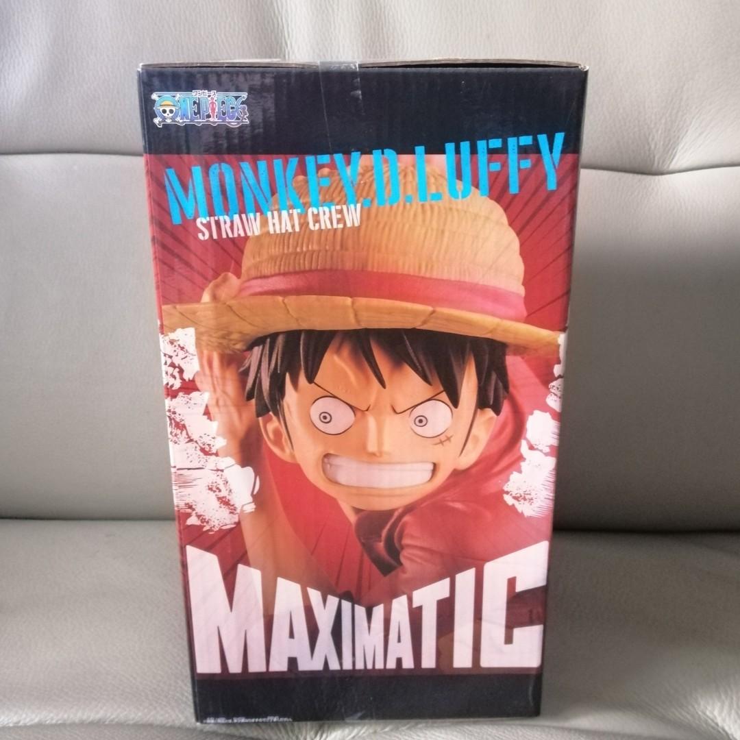 Maximatic Luffy One Piece Figurine (Brand New, Authentic, Gold Toei ...