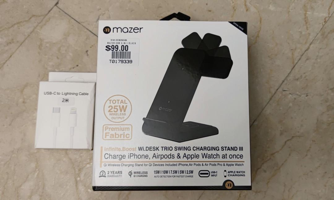 Mazer Trio Swing 3 wi.desk 390 wireless charger, Mobile Phones ...