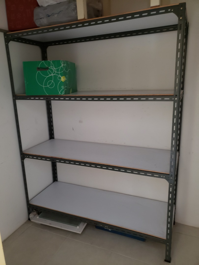 Adjustable Height Metal Storage/Display Rack (4 levels), Furniture ...