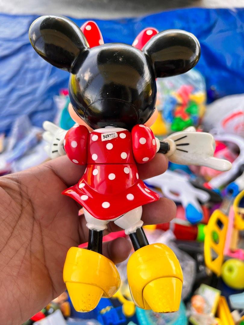 Minnie Mouse Plastic Figurine in Red Dress, Hobbies & Toys, Toys ...