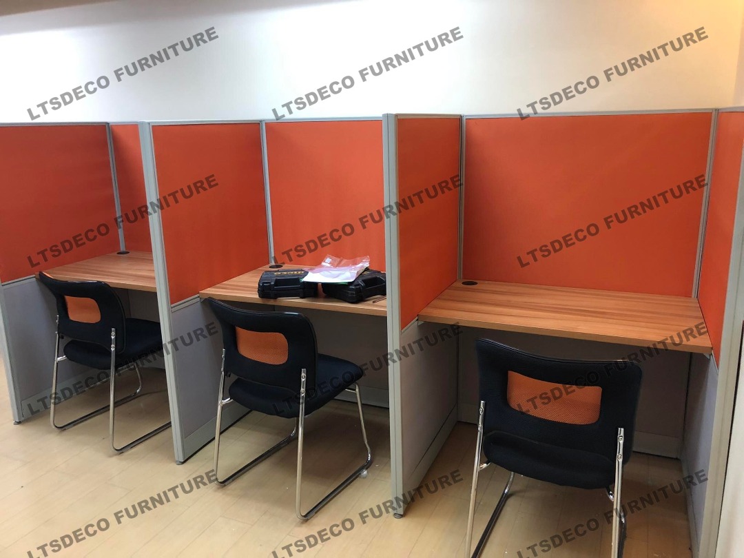 MODULAR OFFICE FURNITURE BPO CUBICLE TABLE OFFICE PARTITION, Furniture ...