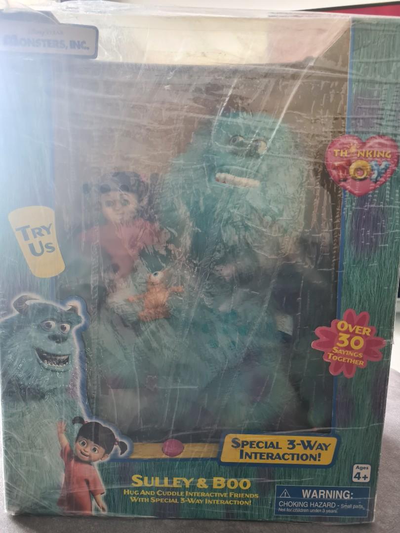 Monsters, Inc. SULLEY & BOO Hug & Cuddle Interactive Friends THINKWAY ...