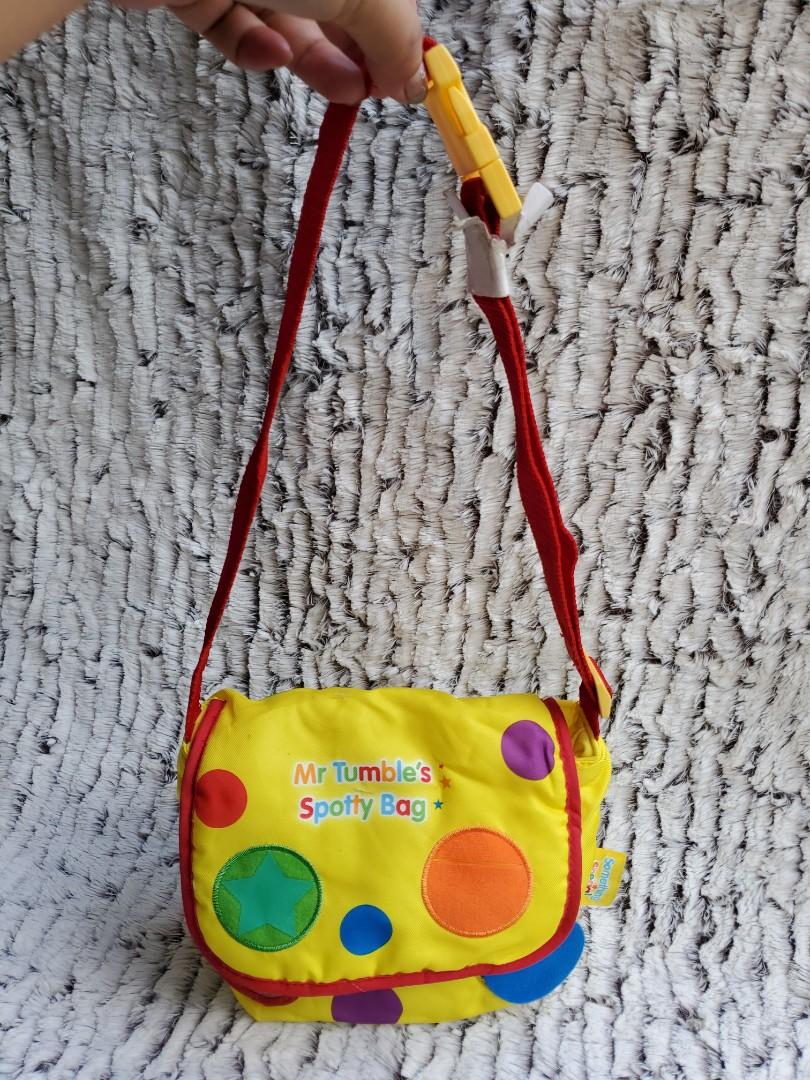 Mr. Tumble's Spotty Bag & Mr Tumble Hello Hello Talking Soft Plush Toy ...