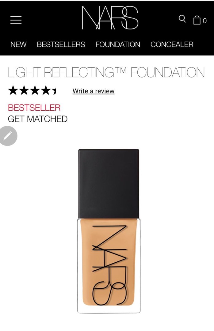 Nars Light Reflecting Foundation, Beauty & Personal Care, Face, Makeup ...