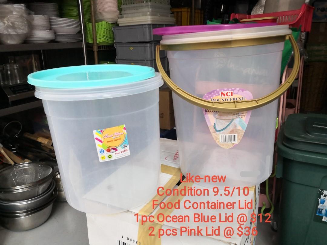 New Stock Multipurpose Storage and Used Food Containers w Lids ...