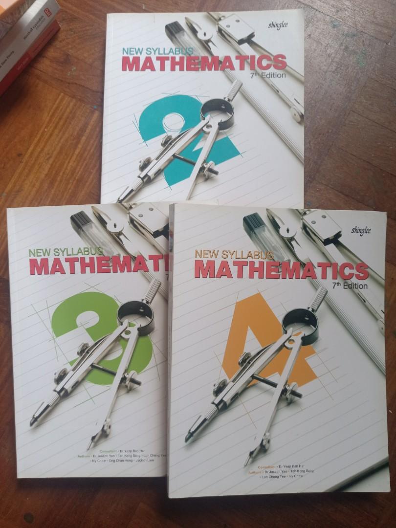 New Syllabus Mathematics 7th Edition sec 2 sec 3 sec 4, Hobbies & Toys ...
