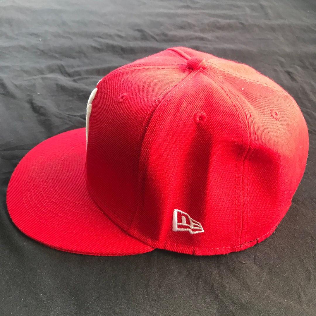 New Era New York Yankees MLB Blue and Red 59FIFTY Fitted Closed Cap ...