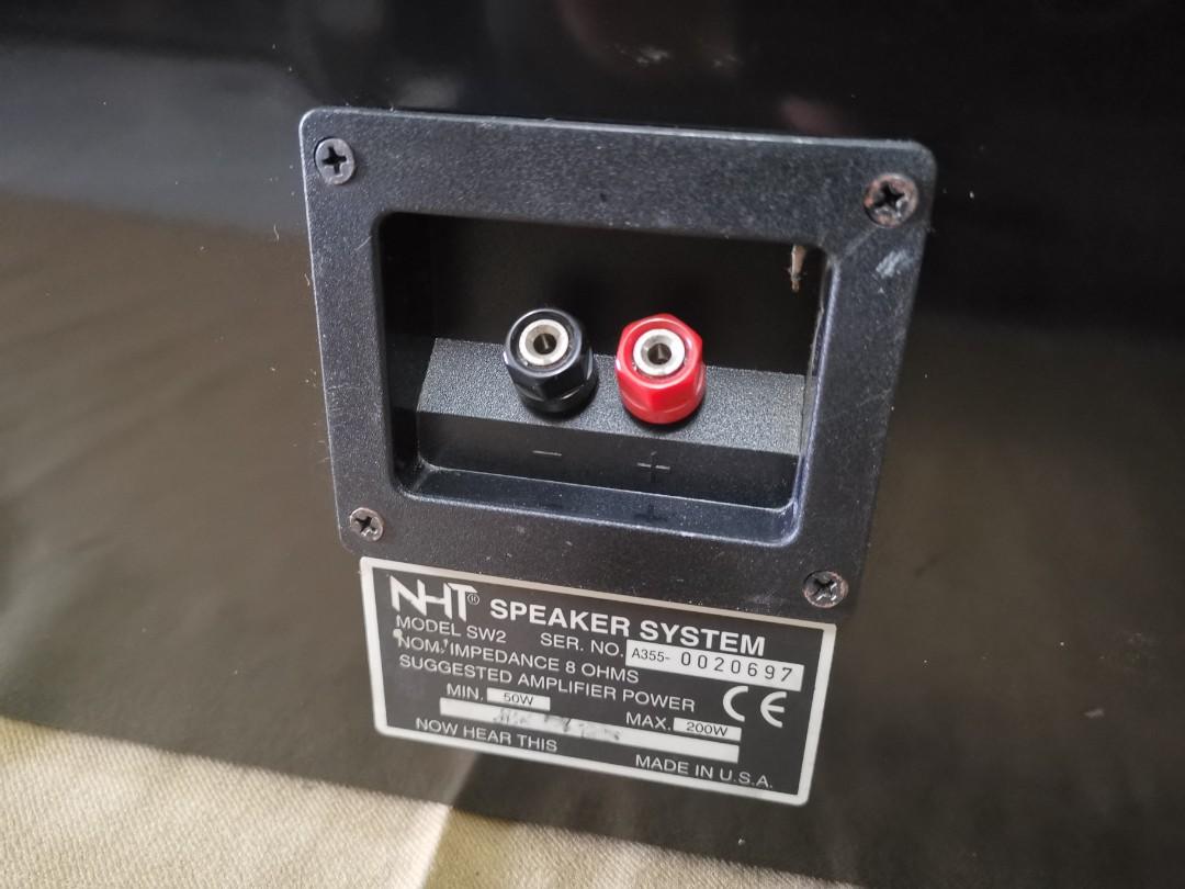NHT SW2 Subwoofer - Passive, Audio, Soundbars, Speakers & Amplifiers on ...