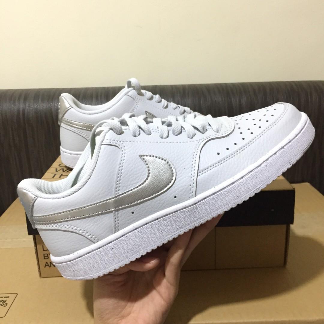 Nike Court Vision Low Next Nature, Women's Fashion, Footwear, Sneakers ...