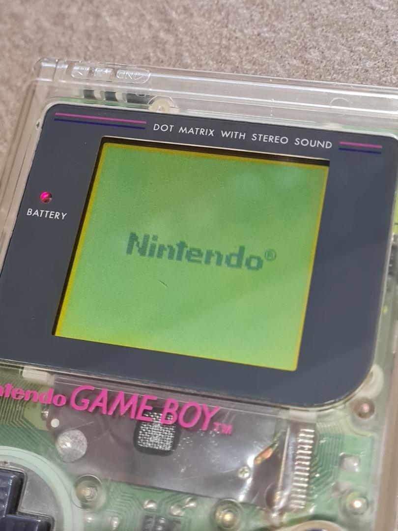 Nintendo Gameboy DMG GB Play it Loud Retro Game Console Transparent ...