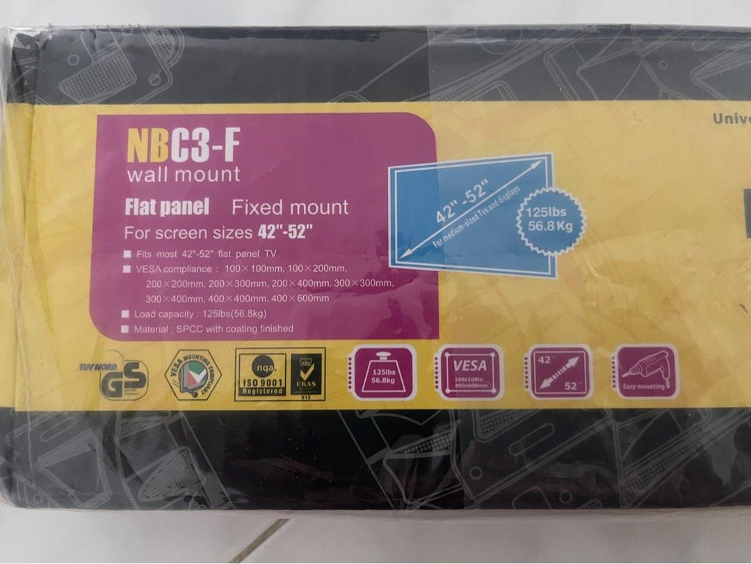 North Bayou NBC3-F TV wall mount, TV & Home Appliances, TV ...