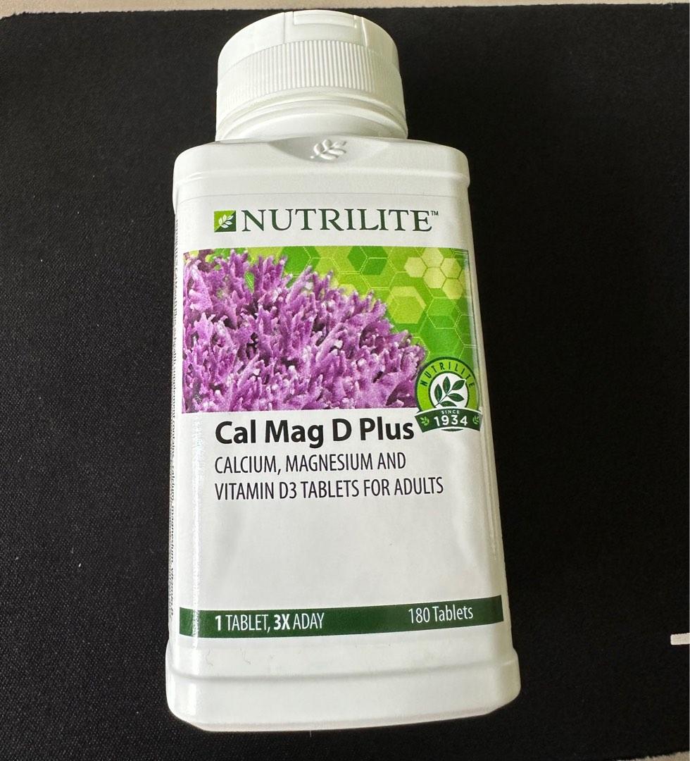 Nutrilite Cal Mag D Plus, Health & Nutrition, Health Supplements ...