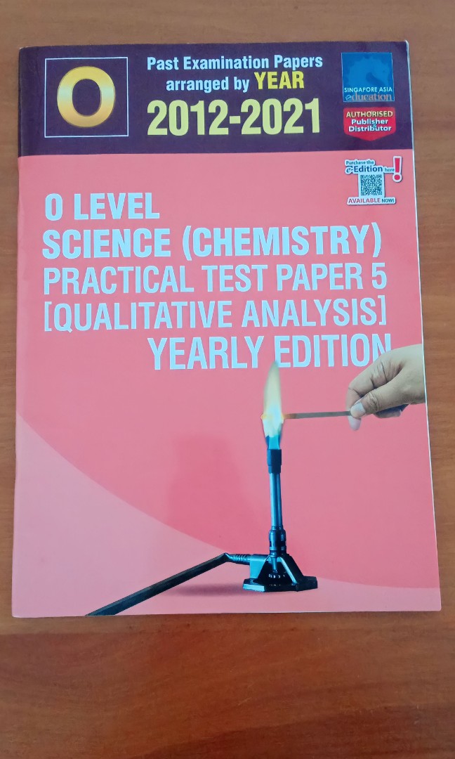 O level science practical for Qualitative Analysis (Yearly edition ...
