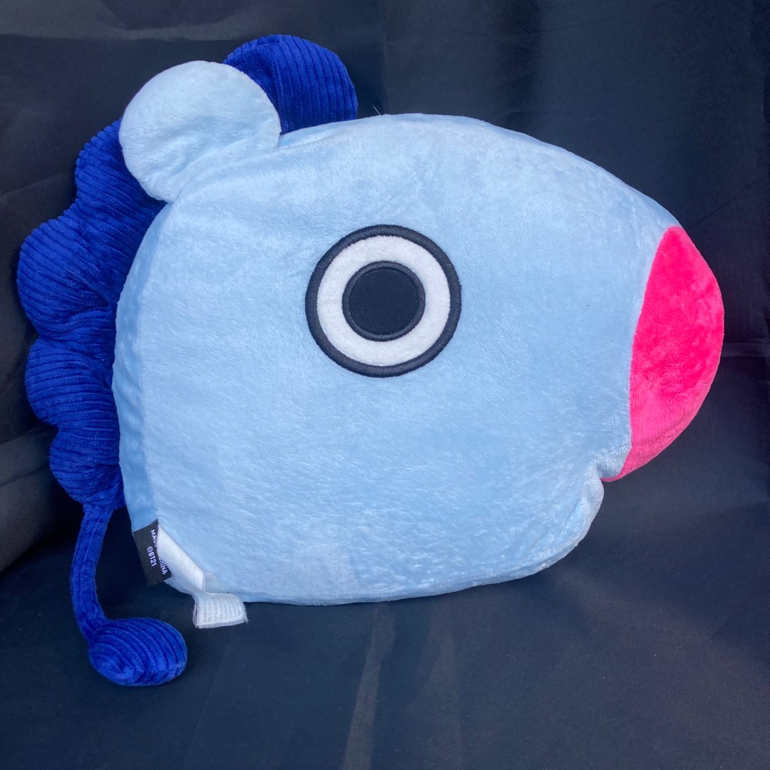 OFFICIAL BT21 Mang Head Pillow, Hobbies & Toys, Memorabilia ...