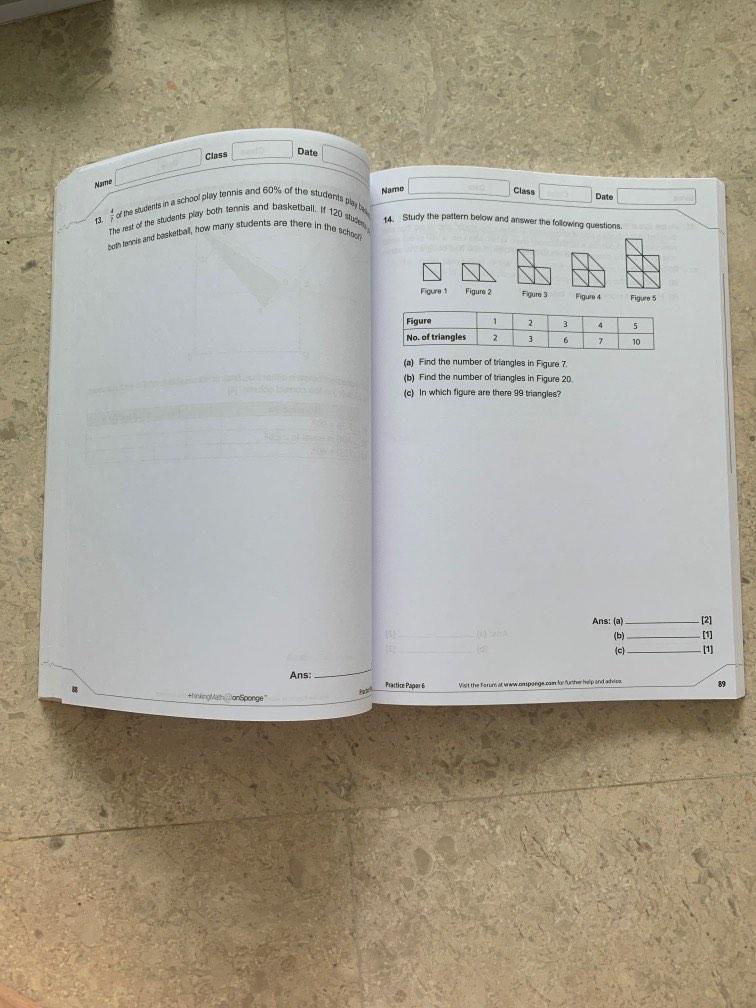 Onsponge PSLE revision papers, Hobbies & Toys, Books & Magazines ...