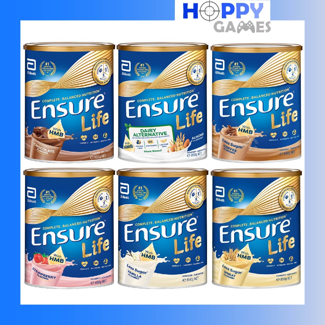 *STRENGTHPRO OPTION* Ensure Life Adult Powder Strength Pro HMB Chocolate Strawberry Wheat ...