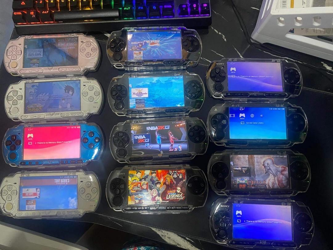 ORIGINAL SONY PSP PLAYSTATION PSP 1000 PSP 2000 PSP 3000 FULL OF GAMES ...